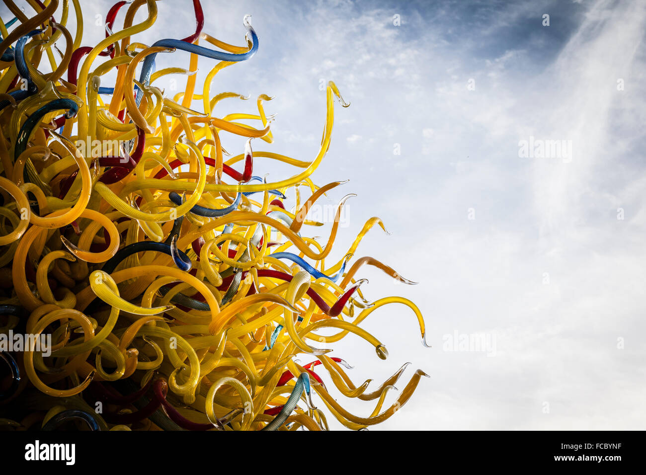 Chihuly Garden and Glass museum featuring one of Dale Chihuly's largest ...