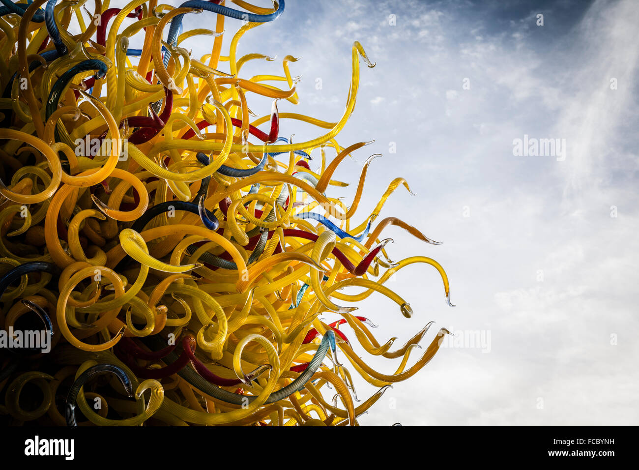 Chihuly Garden and Glass museum featuring one of Dale Chihuly's largest ...