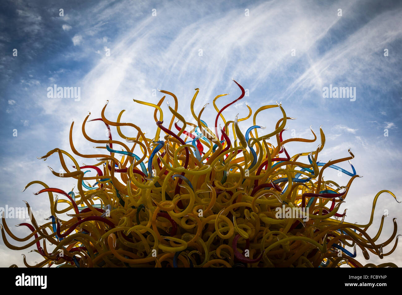Chihuly Garden and Glass museum featuring one of Dale Chihuly's largest ...