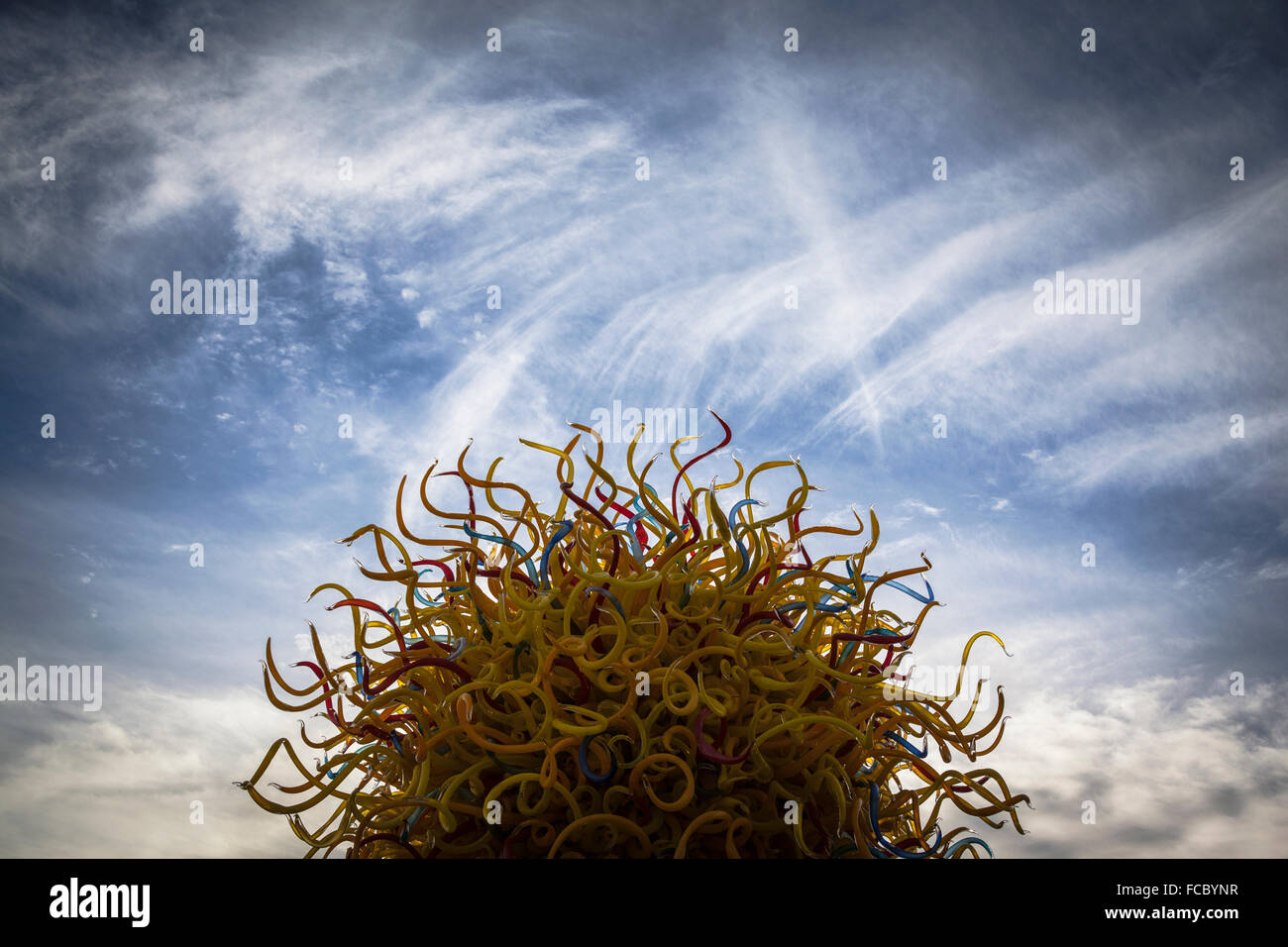 Chihuly Garden and Glass museum featuring one of Dale Chihuly's largest ...