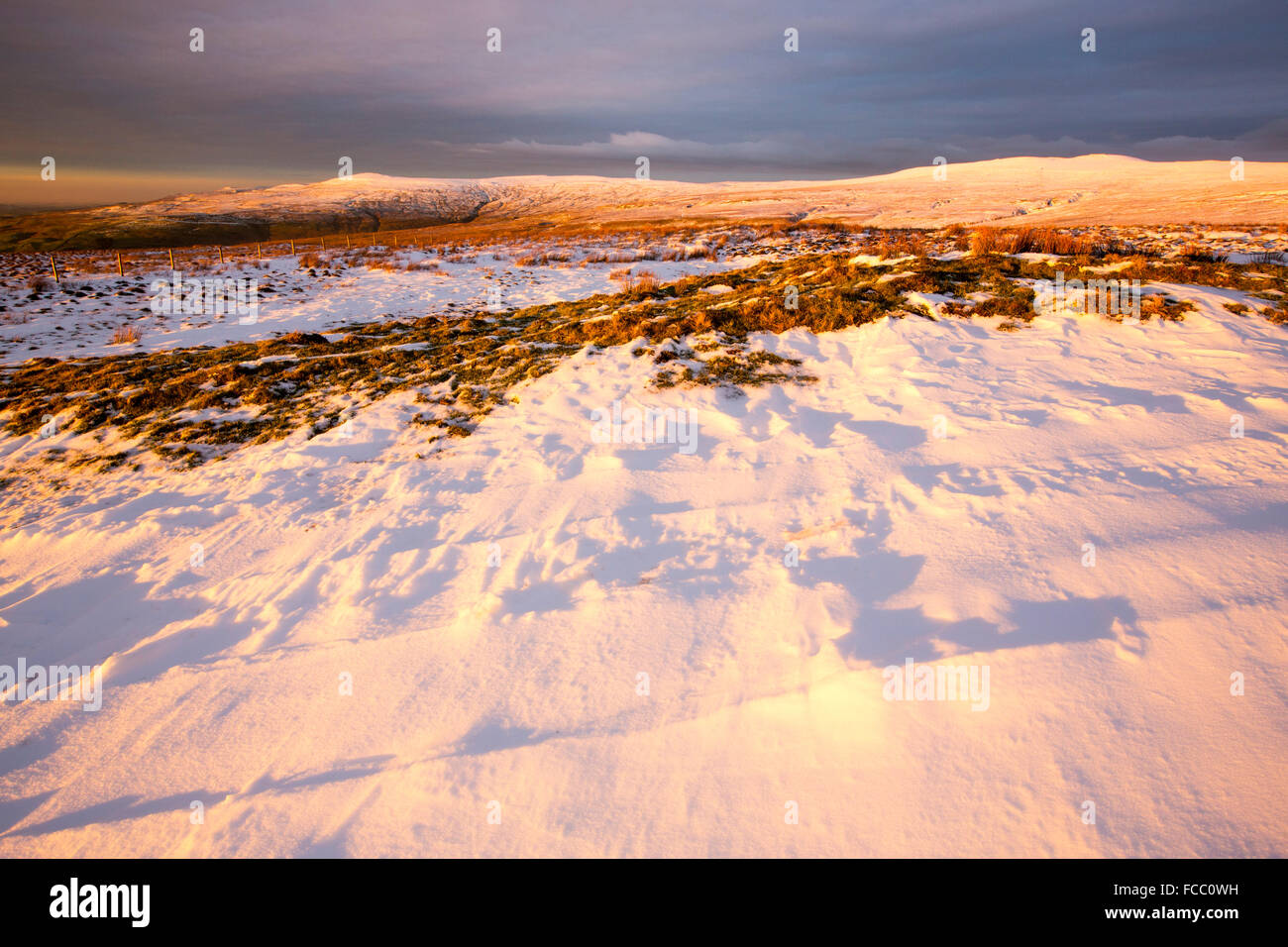 Looking towards Black Fell in the North Pennines, from Hartside ...