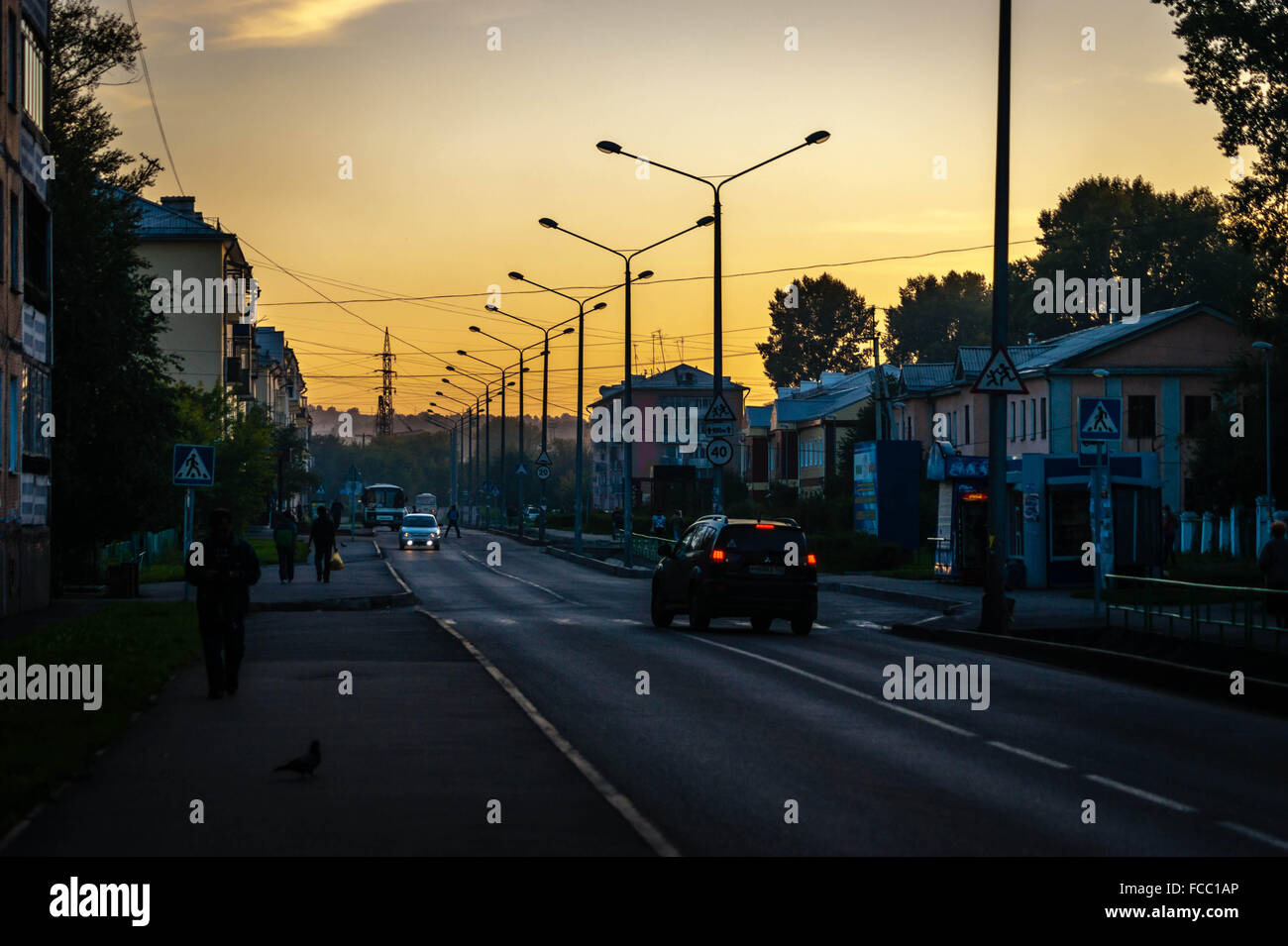 Suburban scene hi-res stock photography and images - Alamy