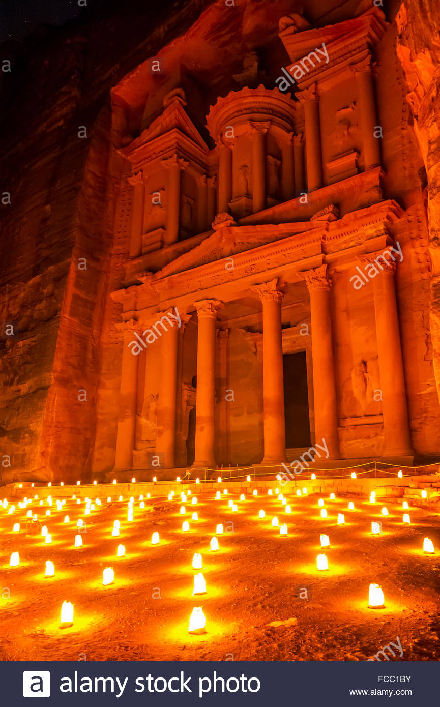 Petra Jordan Candles High Resolution Stock Photography and Images - Alamy