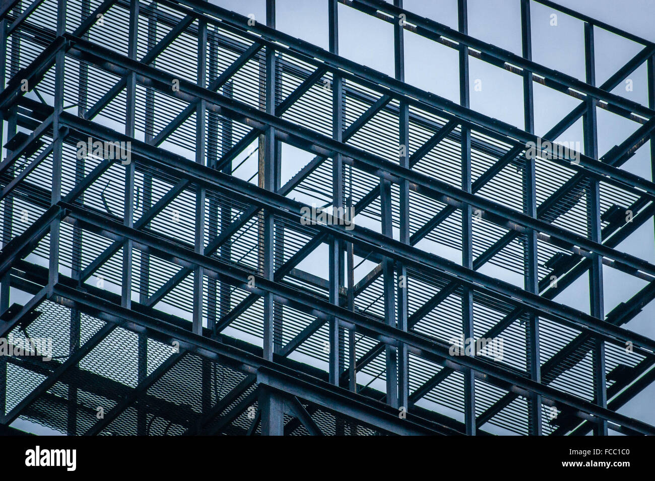 Modern Building Metal Structure Stock Photo - Alamy
