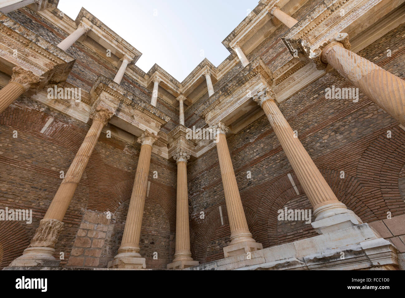 Columns with Corinthian capitals in the Hall of the Imperial Court ...
