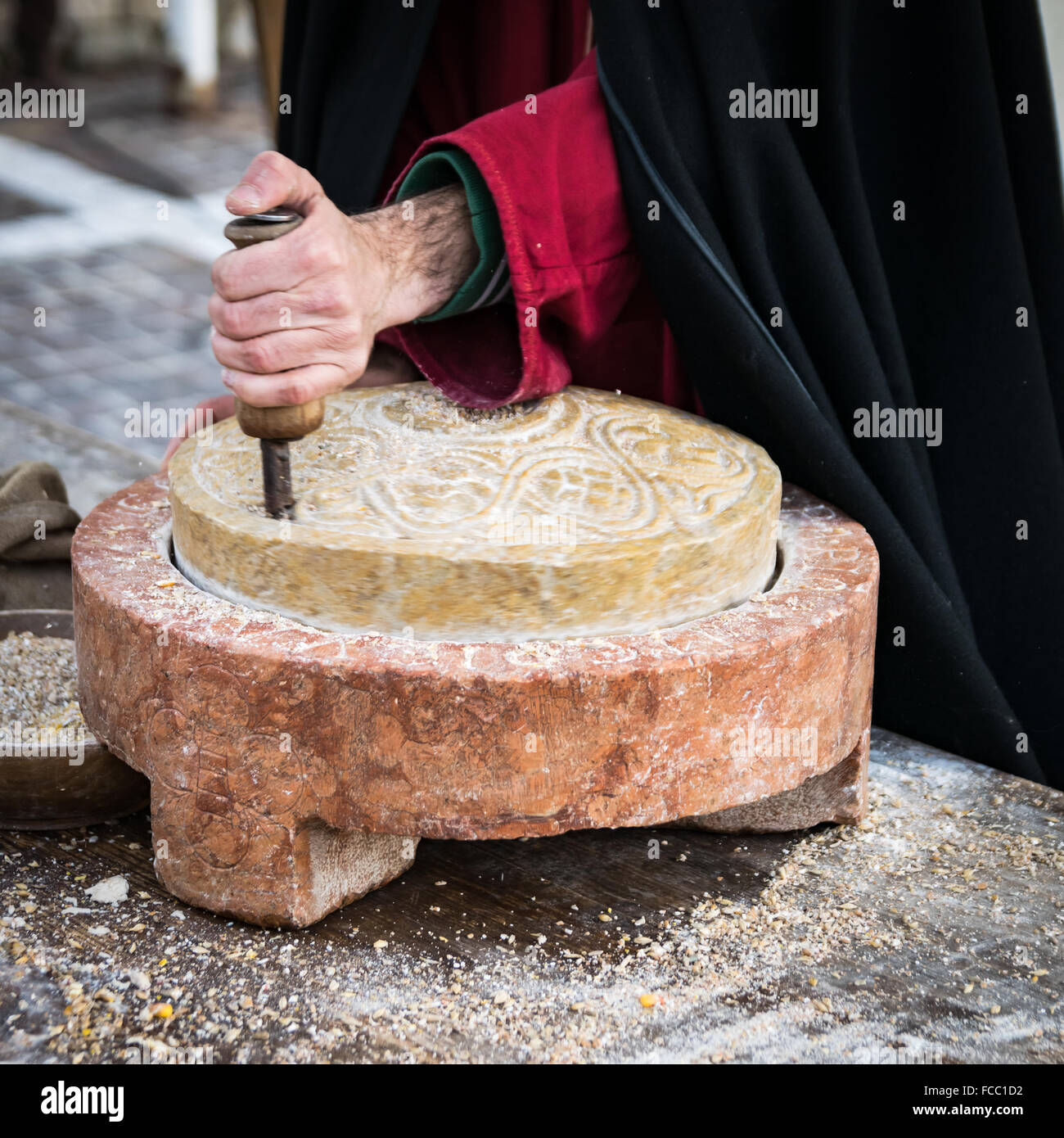 Medieval flour mill hi-res stock photography and images - Alamy