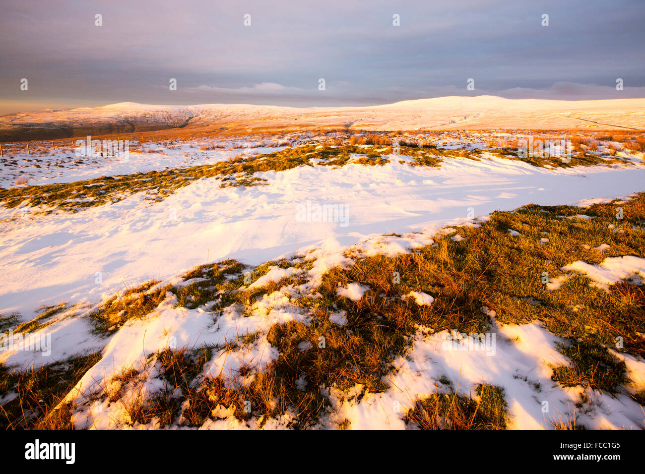 Looking towards Black Fell in the North Pennines, from Hartside ...