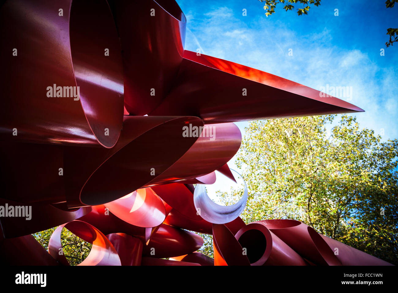 Sculpture Outside the Pacific Science Center, Seattle, Washington Stock ...