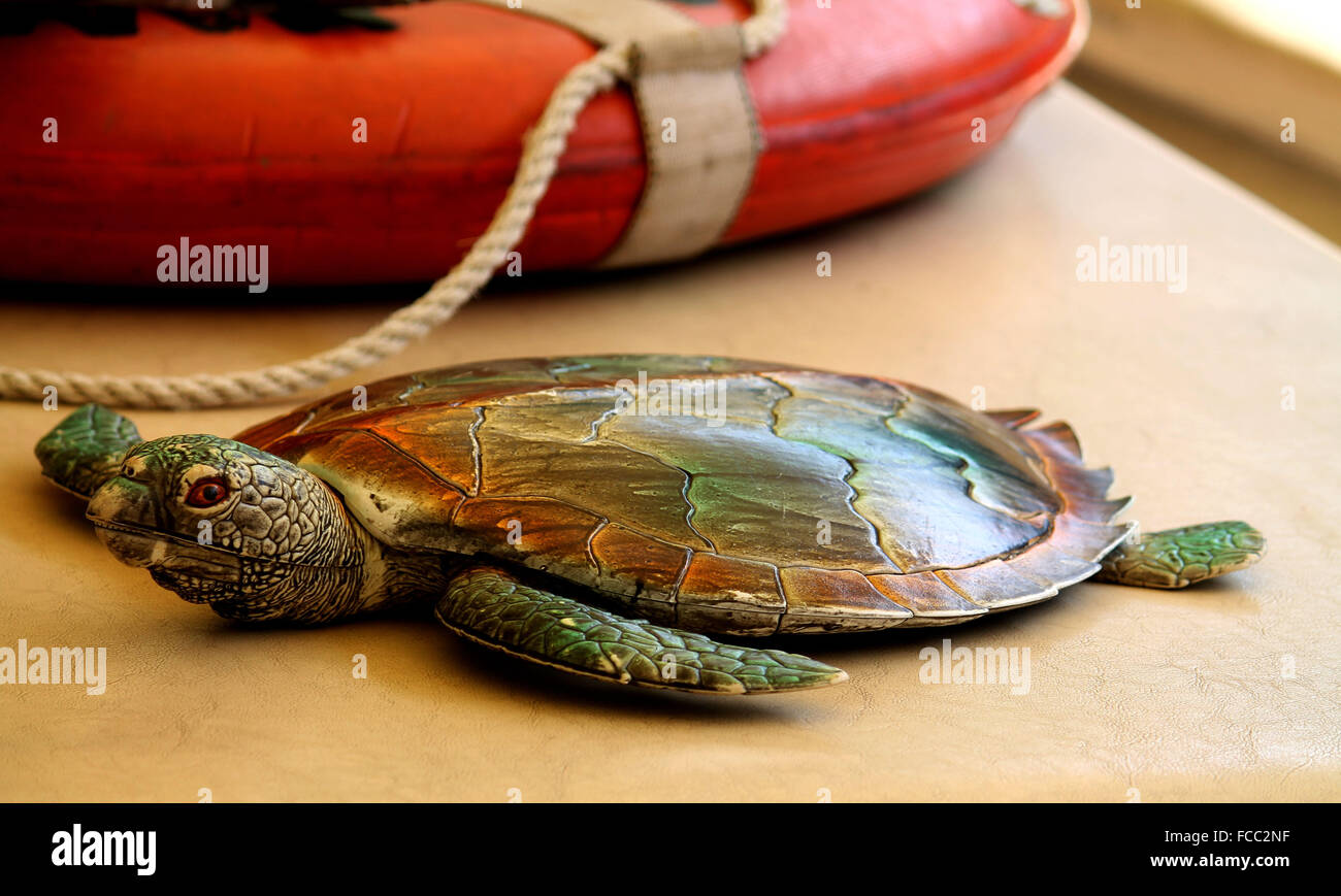 Plastic Turtle Ornament Stock Photo - Alamy