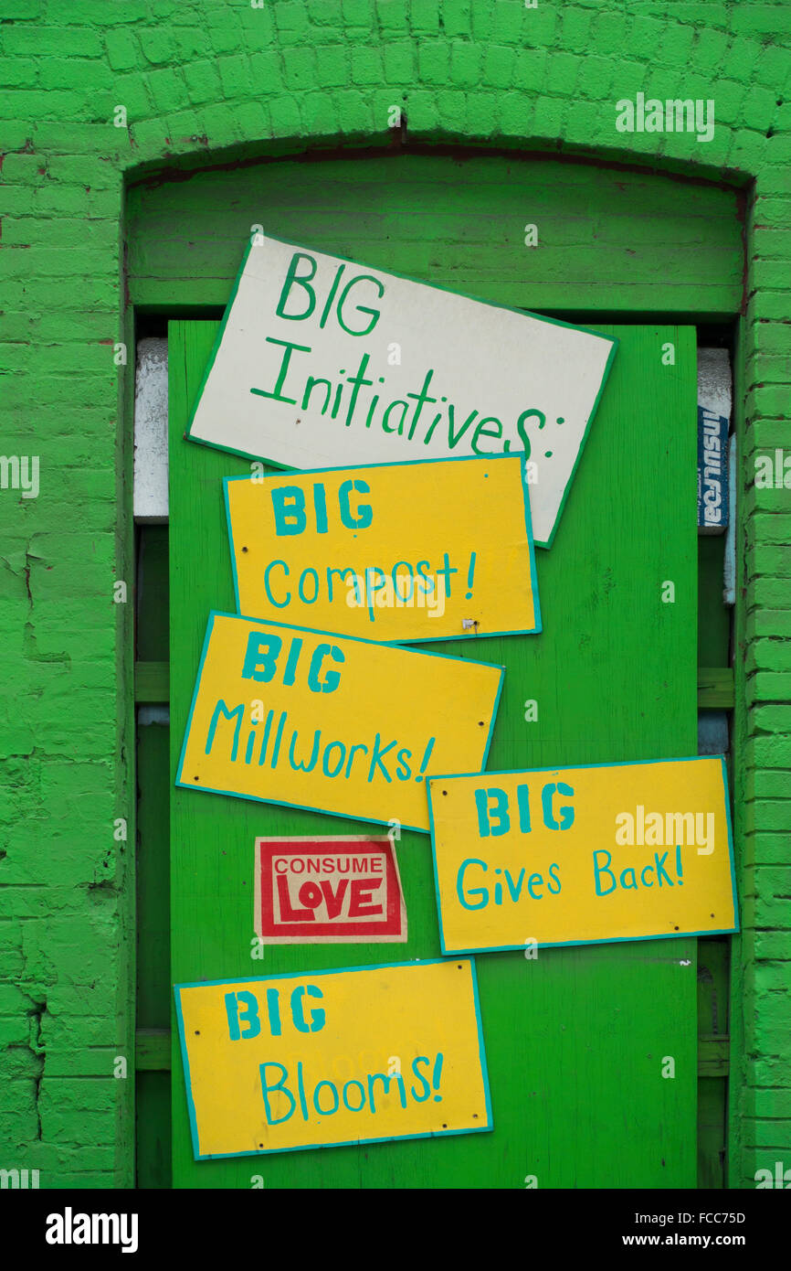 Big initiatives signs hi-res stock photography and images - Alamy