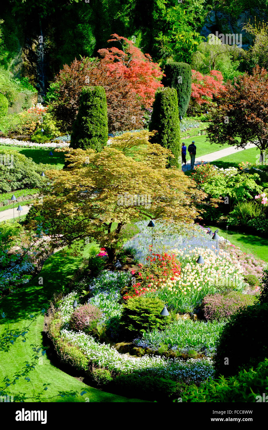 Butchart Gardens Victoria British Columbia Canada Stock Photo - Alamy