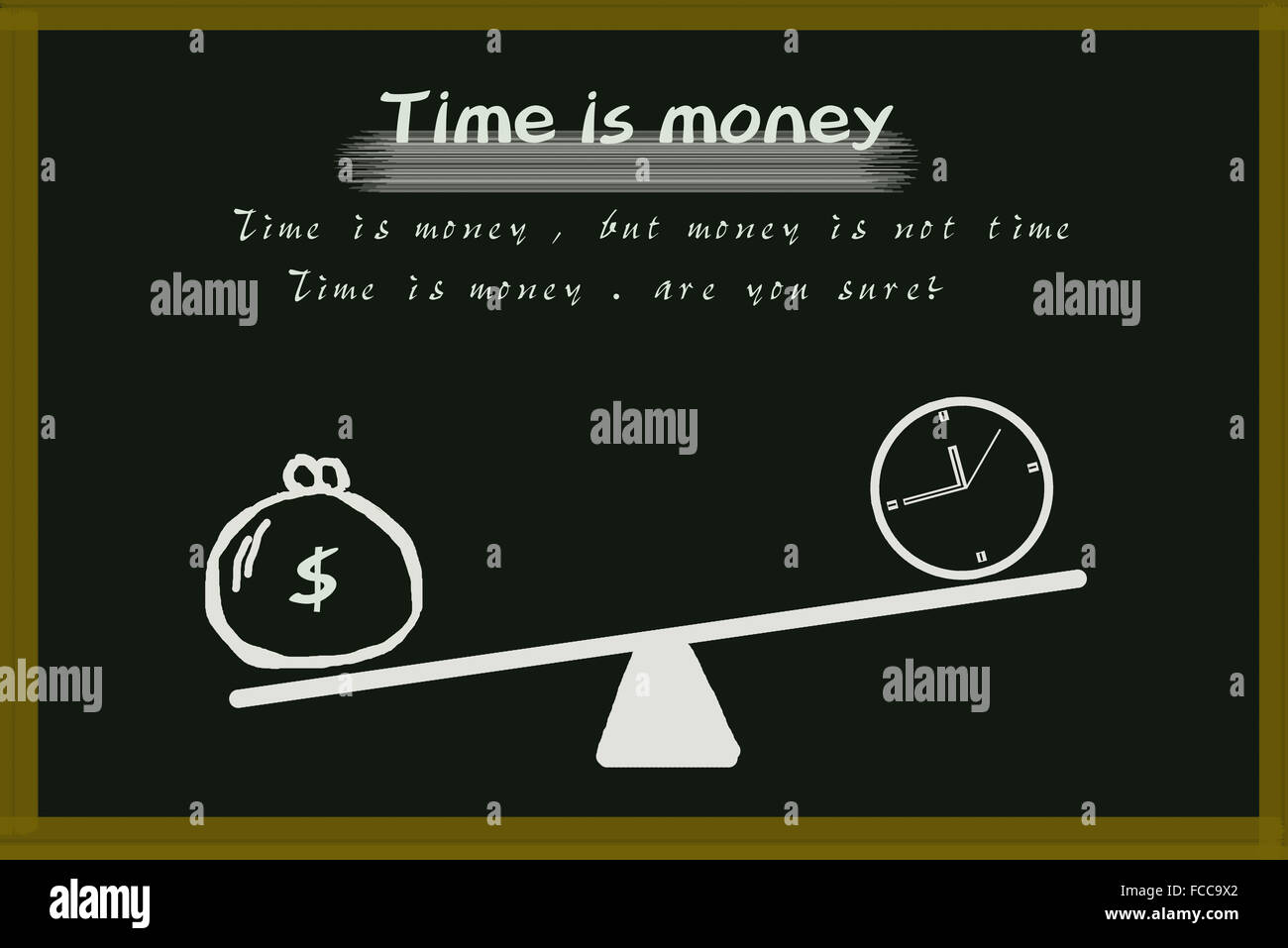 Time is money! Stock Photo - Alamy