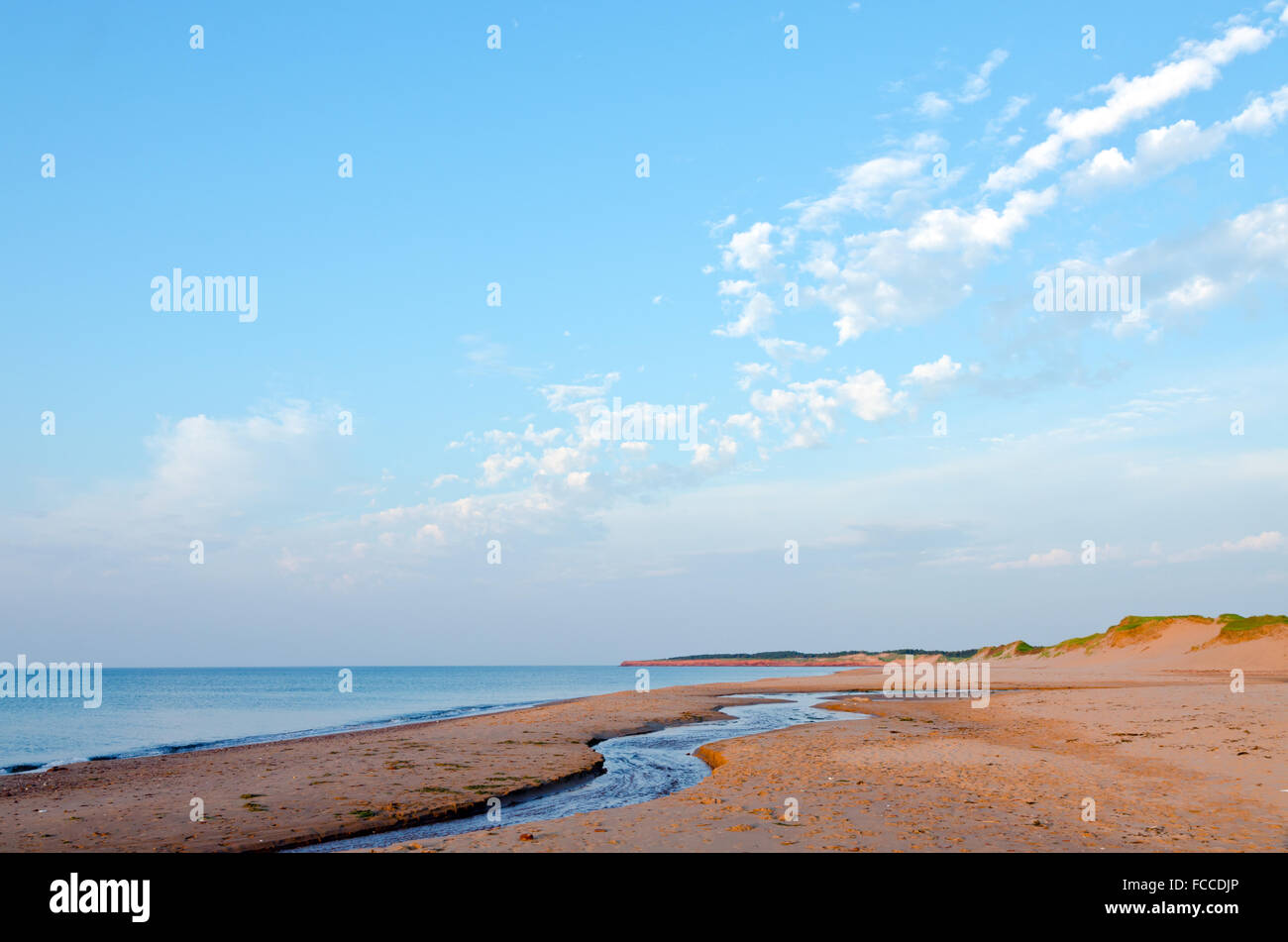 Red sand beach at Prince Edward Island, Canada Stock Photo - Alamy