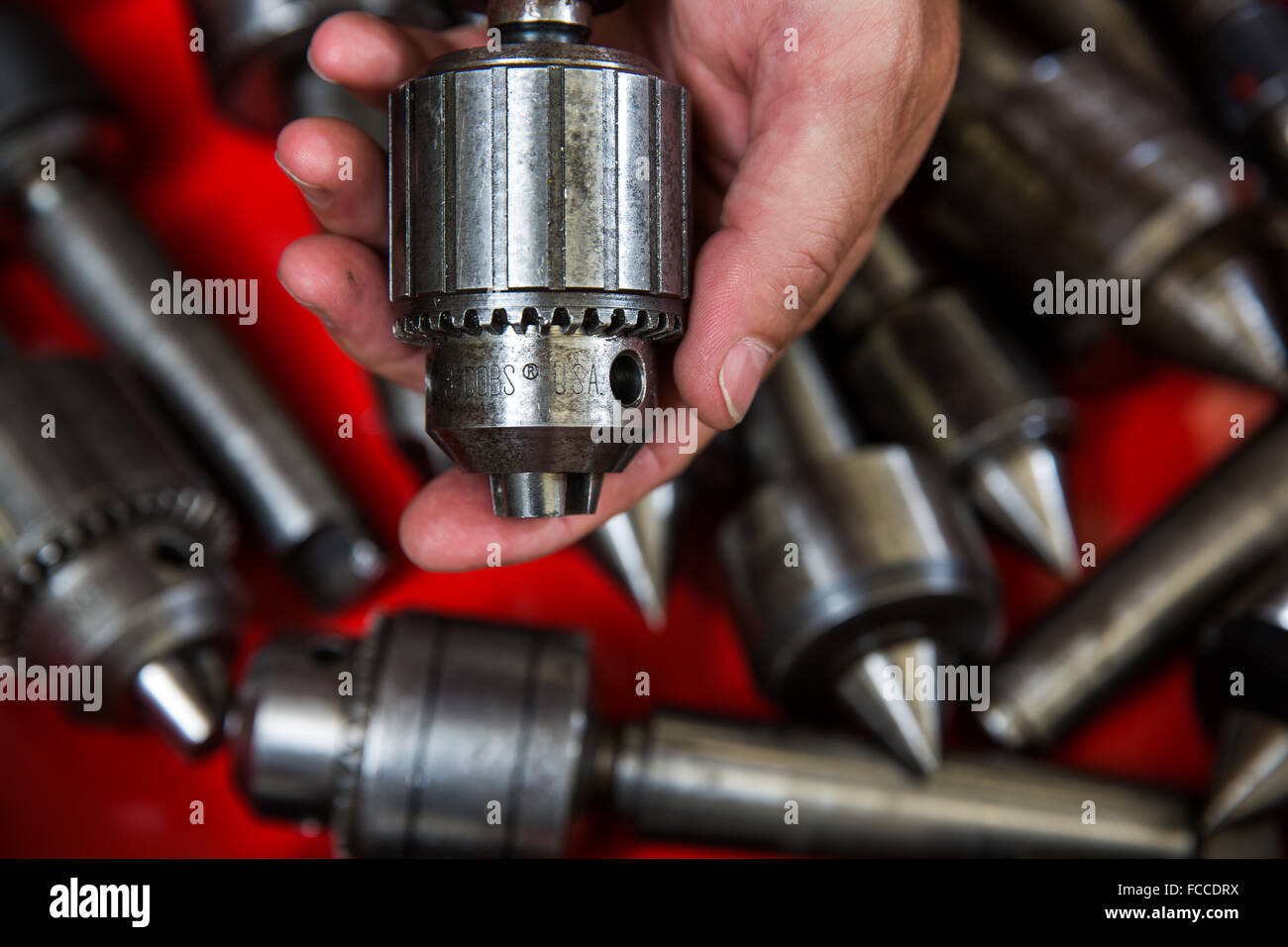 Manufacturing facility with tools Stock Photo - Alamy