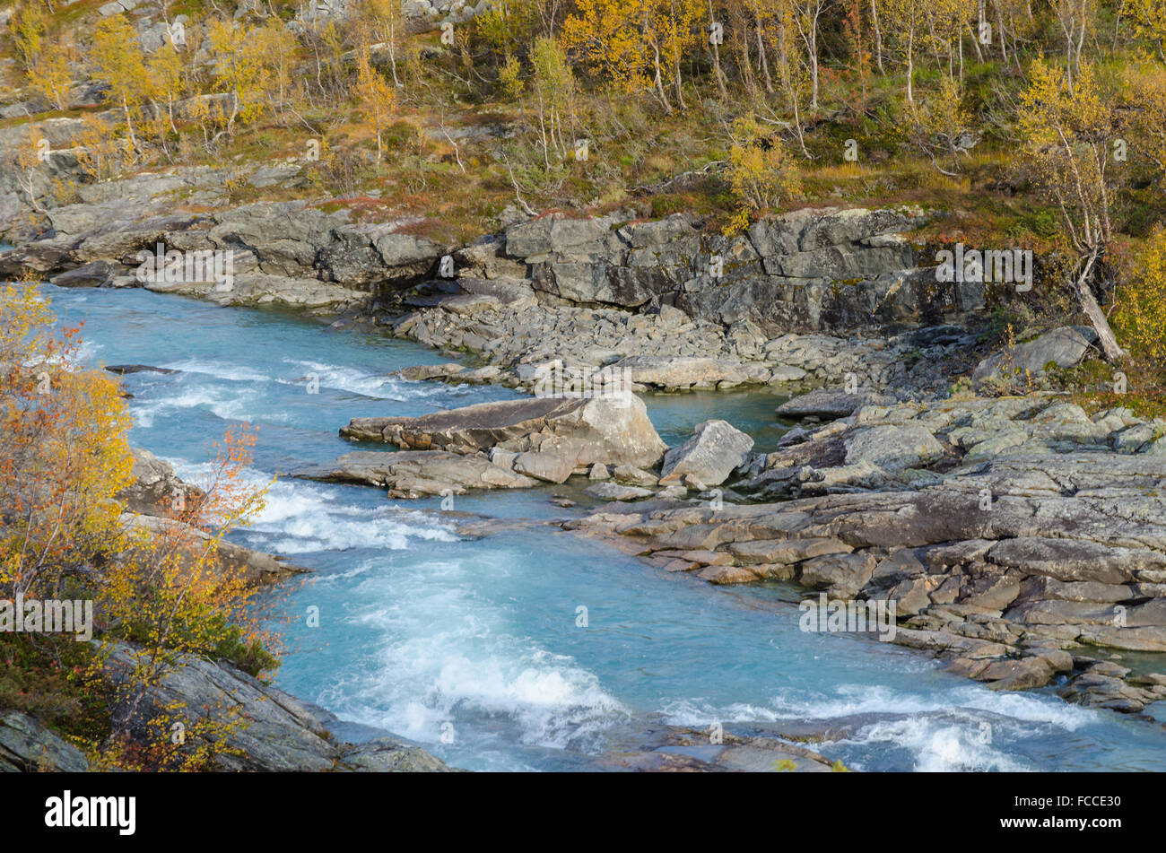 View of the mountain river. Norway Stock Photo - Alamy