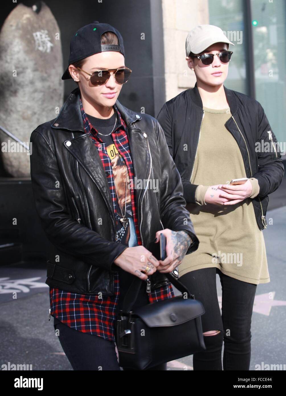 Ruby Rose was spotted out with a new girlfriend at Katsuya sushi in ...