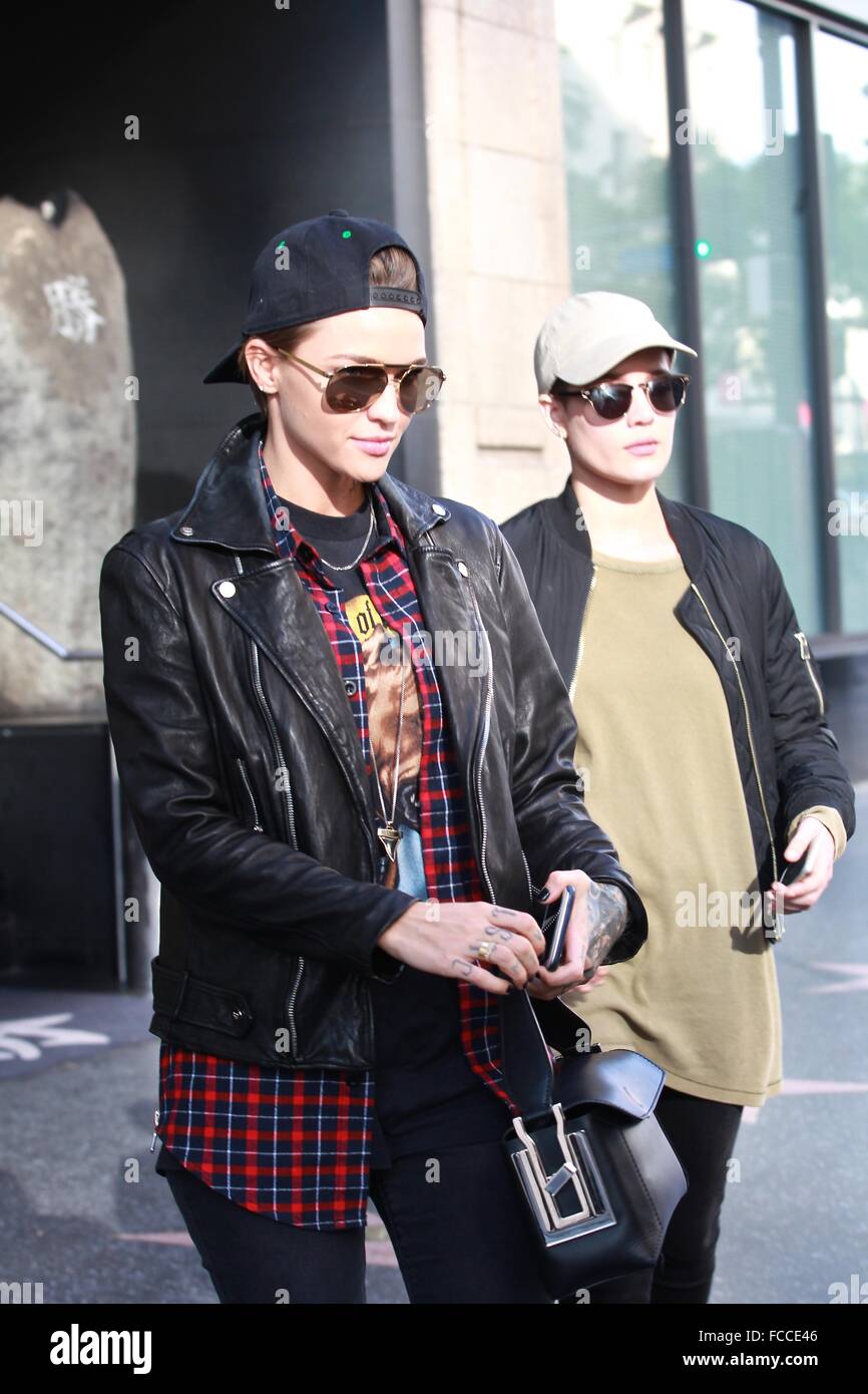 Ruby Rose was spotted out with a new girlfriend at Katsuya sushi in ...