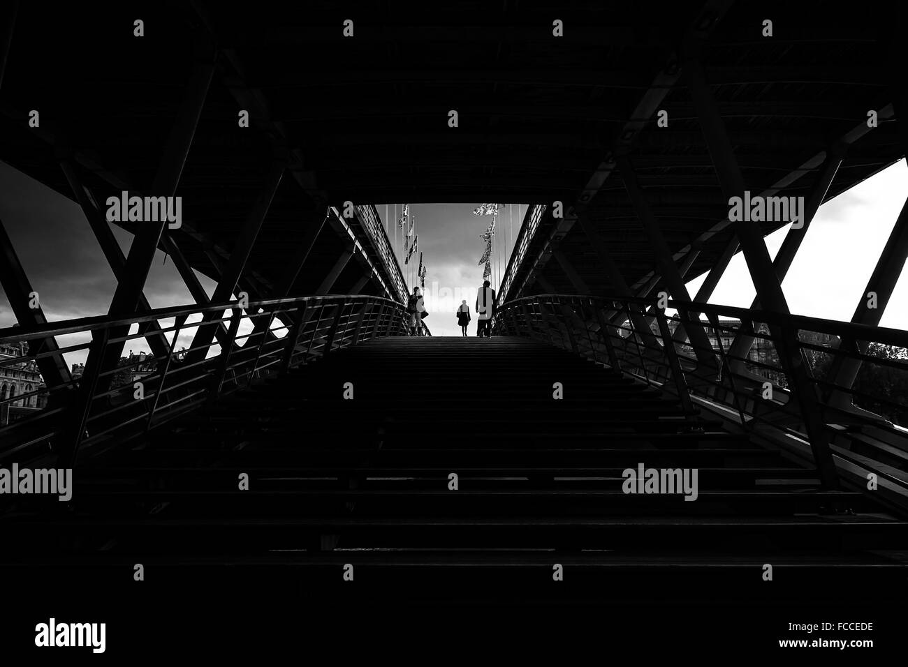 Walking on bridge hi-res stock photography and images - Alamy