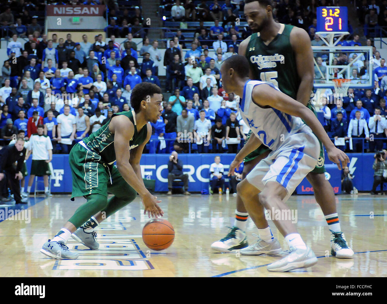 Colorado Springs, Colorado, USA. 20th Jan, 2016. Colorado State guard ...