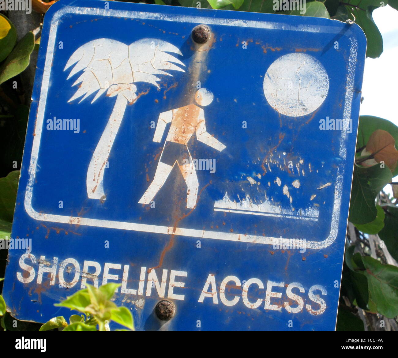 Shoreline sign hi-res stock photography and images - Alamy