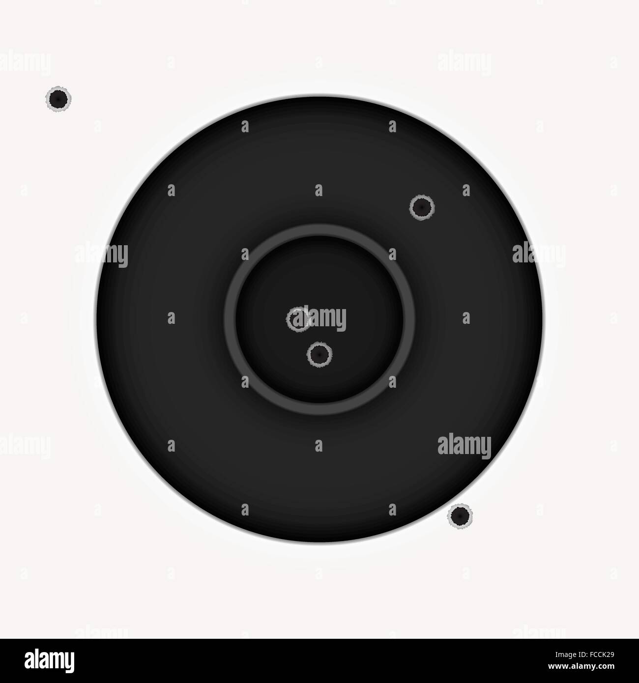 Biathlon target with five hits Stock Vector Image & Art - Alamy