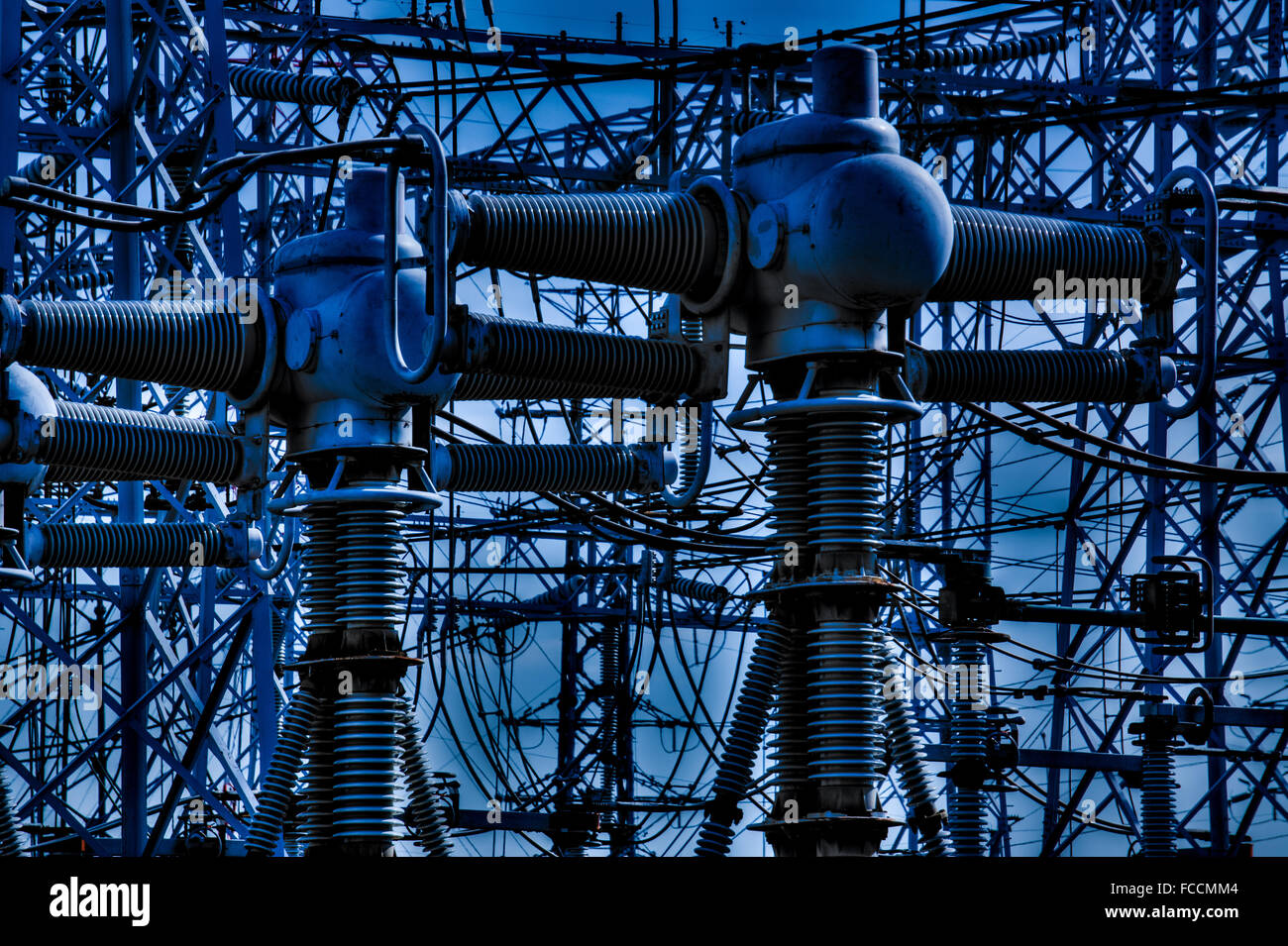 Electric power substation hi-res stock photography and images - Alamy
