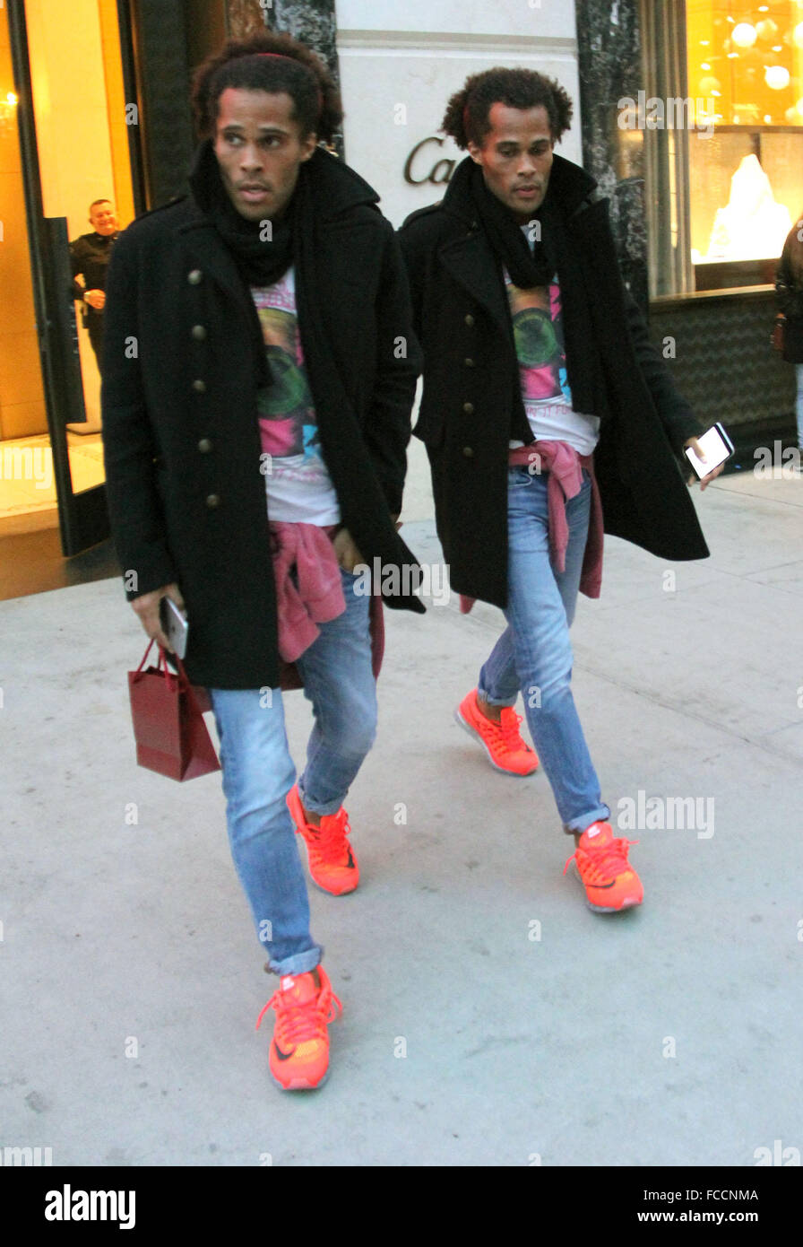 Clemmons Twins, Garry and Jason Clemmons out christmas shopping at ...