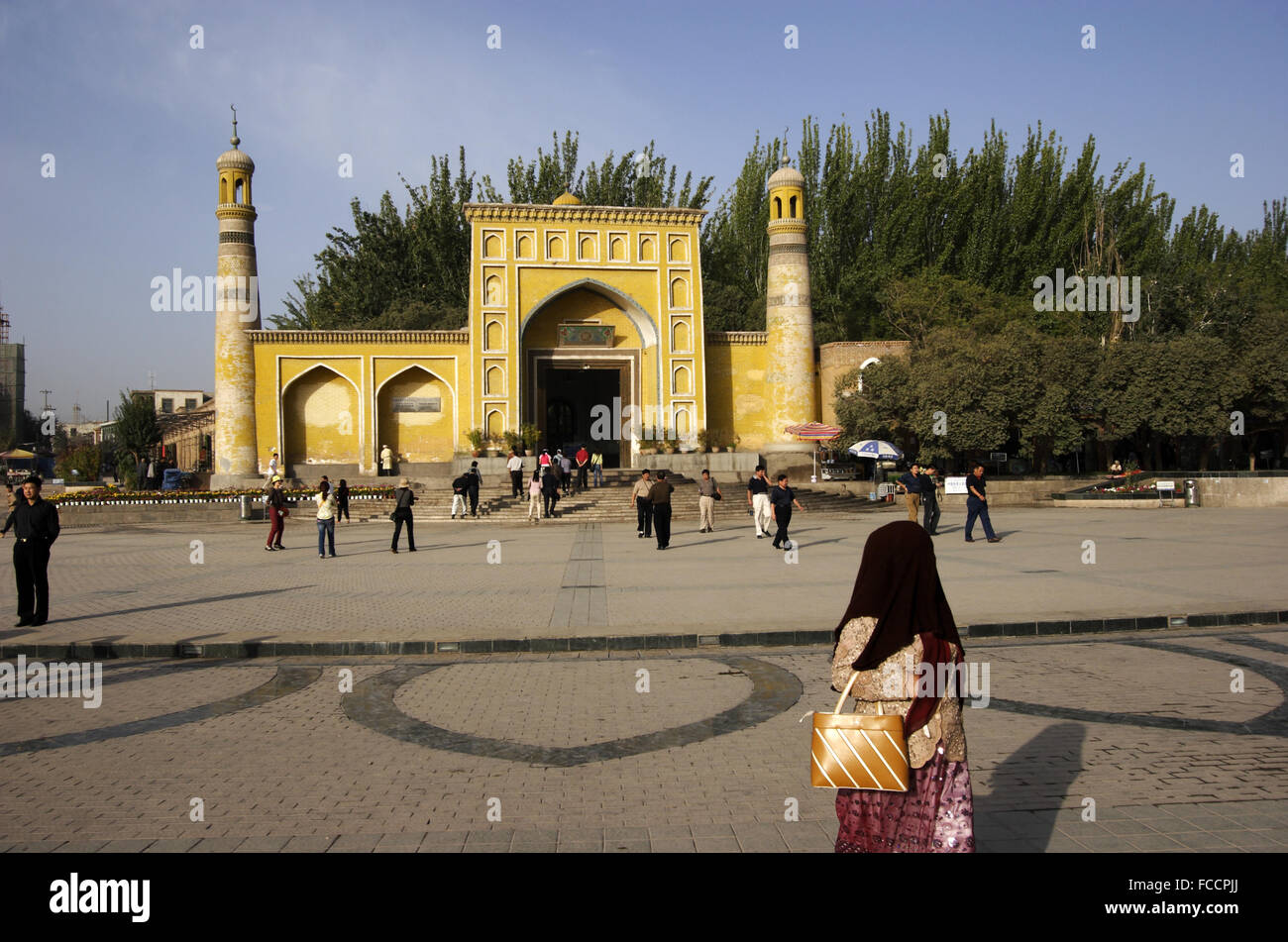 Id Kah Mosque in Kashgar, Xinjiang Province.China Stock Photo - Alamy