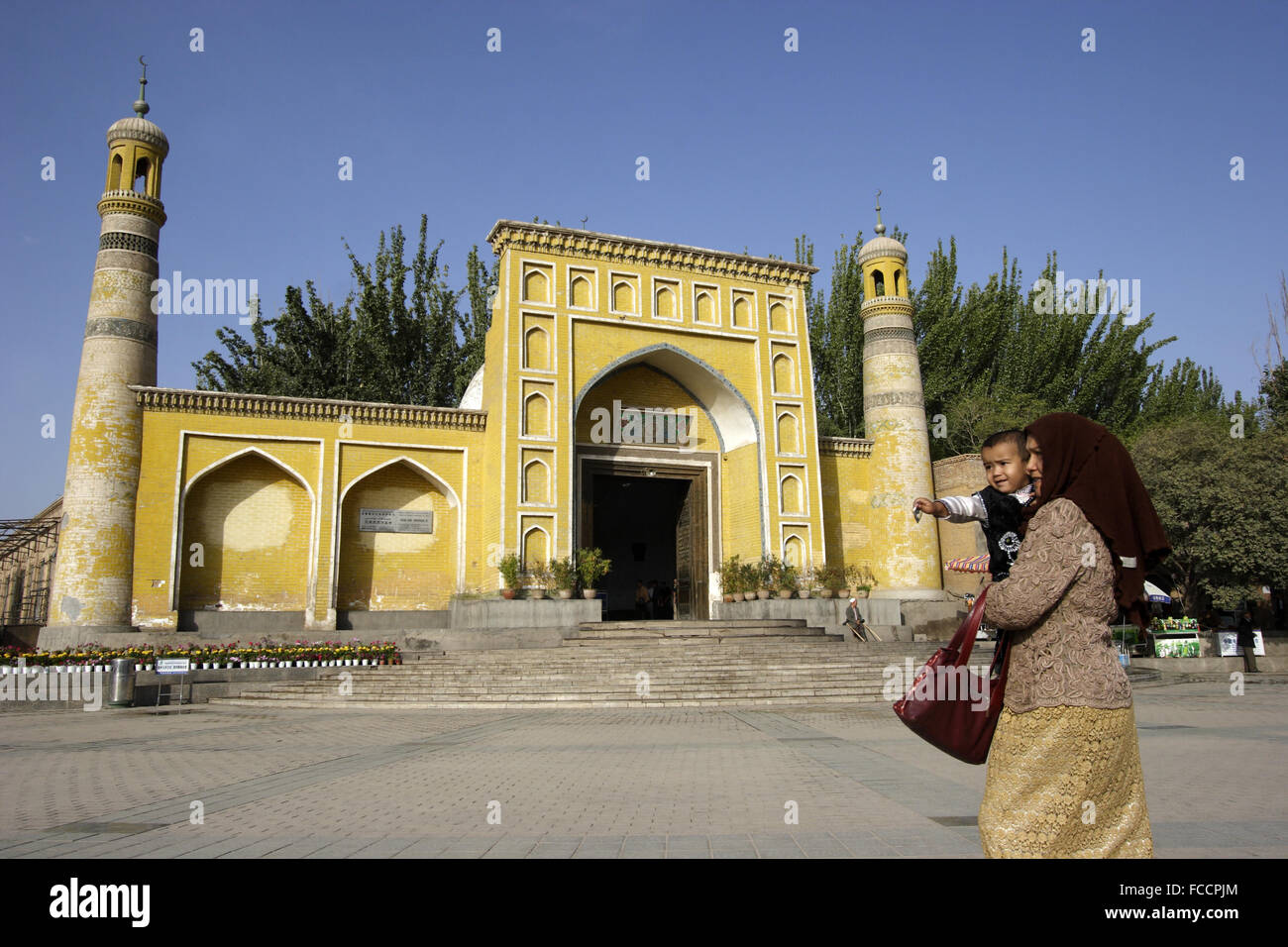 Id Kah Mosque in Kashgar, Xinjiang Province.China Stock Photo - Alamy