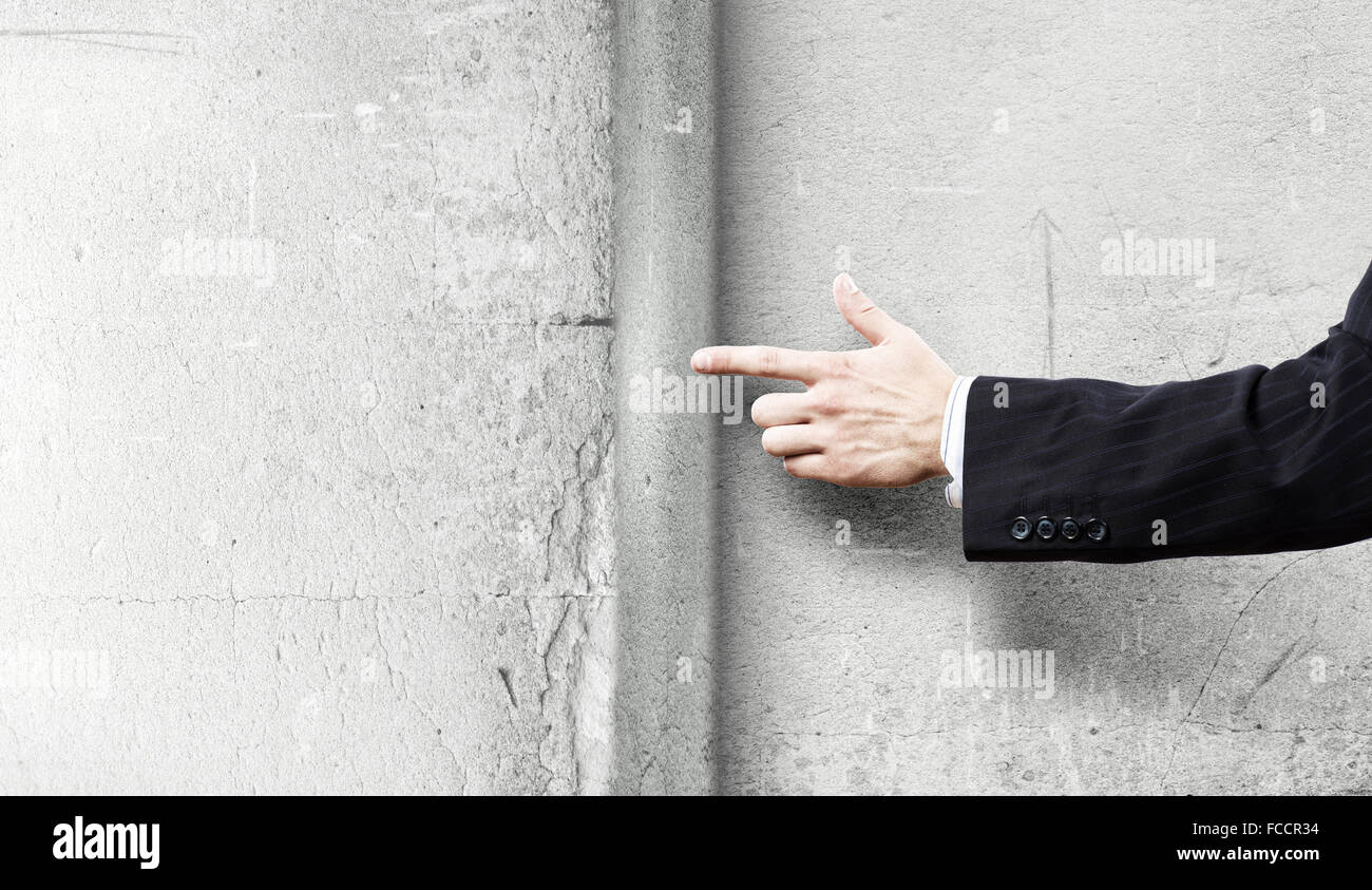 Boy pushing rock hi-res stock photography and images - Alamy