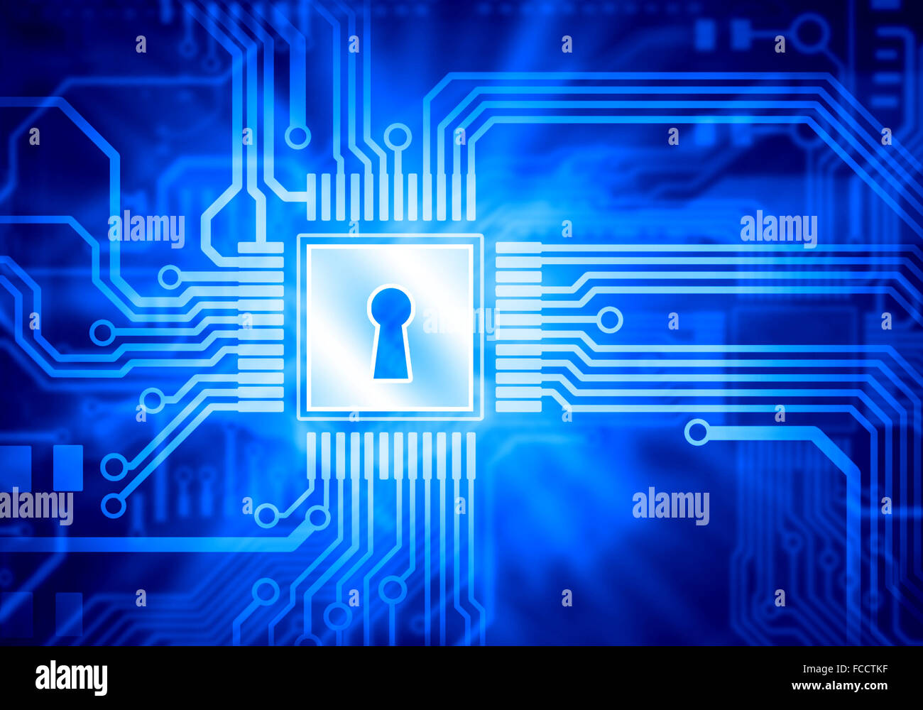 Background image of micro circuit with binary code Stock Photo - Alamy