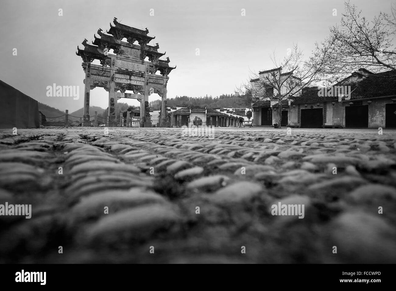 Anhui hui architecture Black and White Stock Photos & Images - Alamy