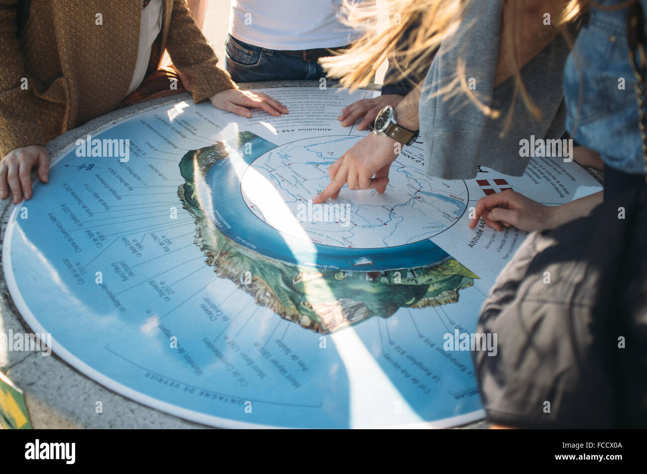 Pointing to a hi-res stock photography and images - Alamy