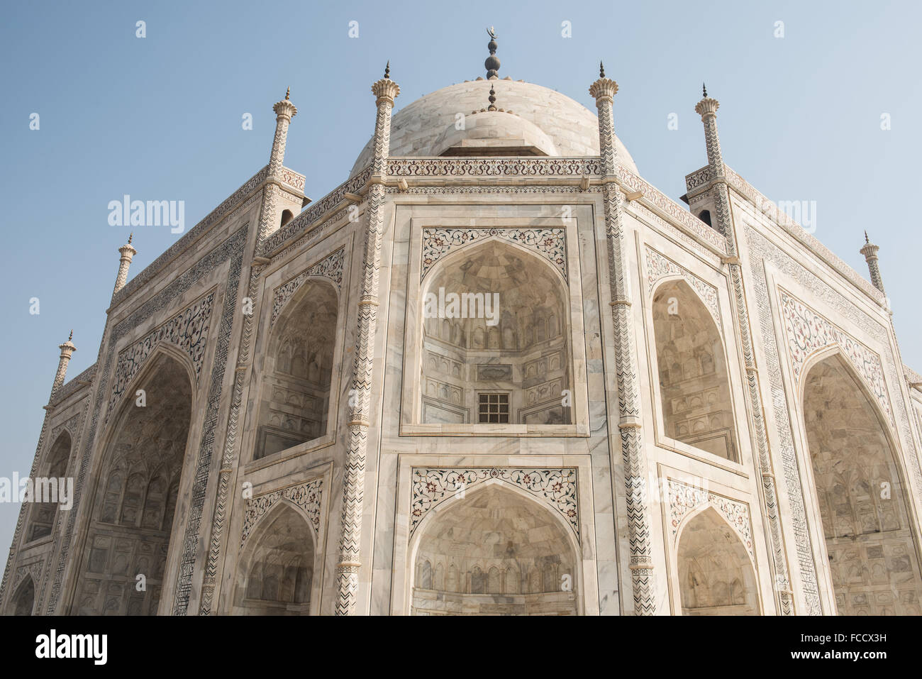 Imperial architecture of Taj Mahal in Agra, Delhi. Taj Mahal was built ...