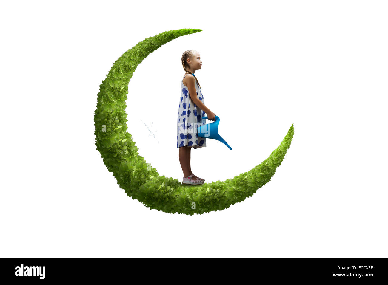 Child playing in leaves Cut Out Stock Images & Pictures - Alamy