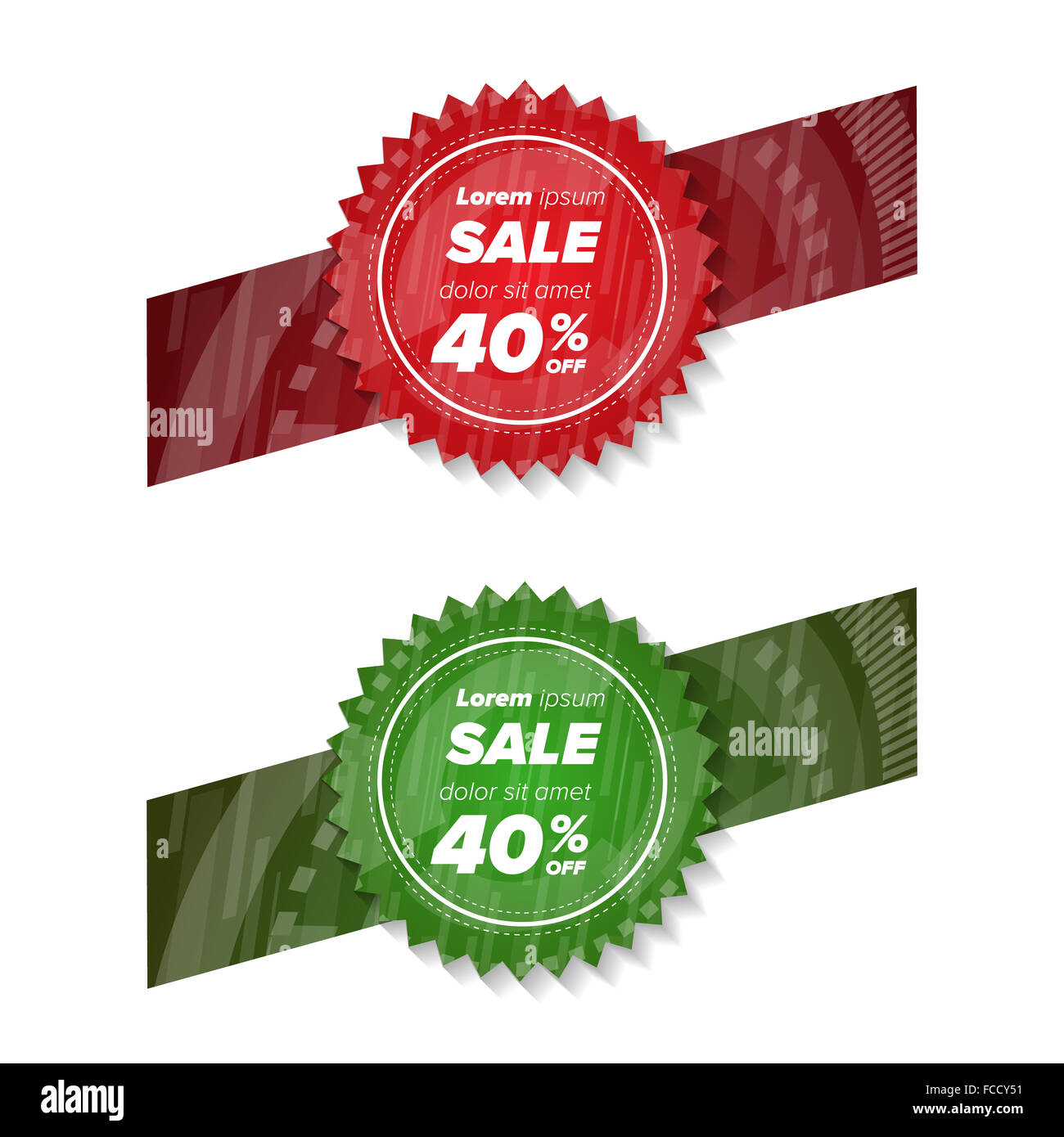 Summer sale circle stickers. Sale and discounts. Vector illustration ...