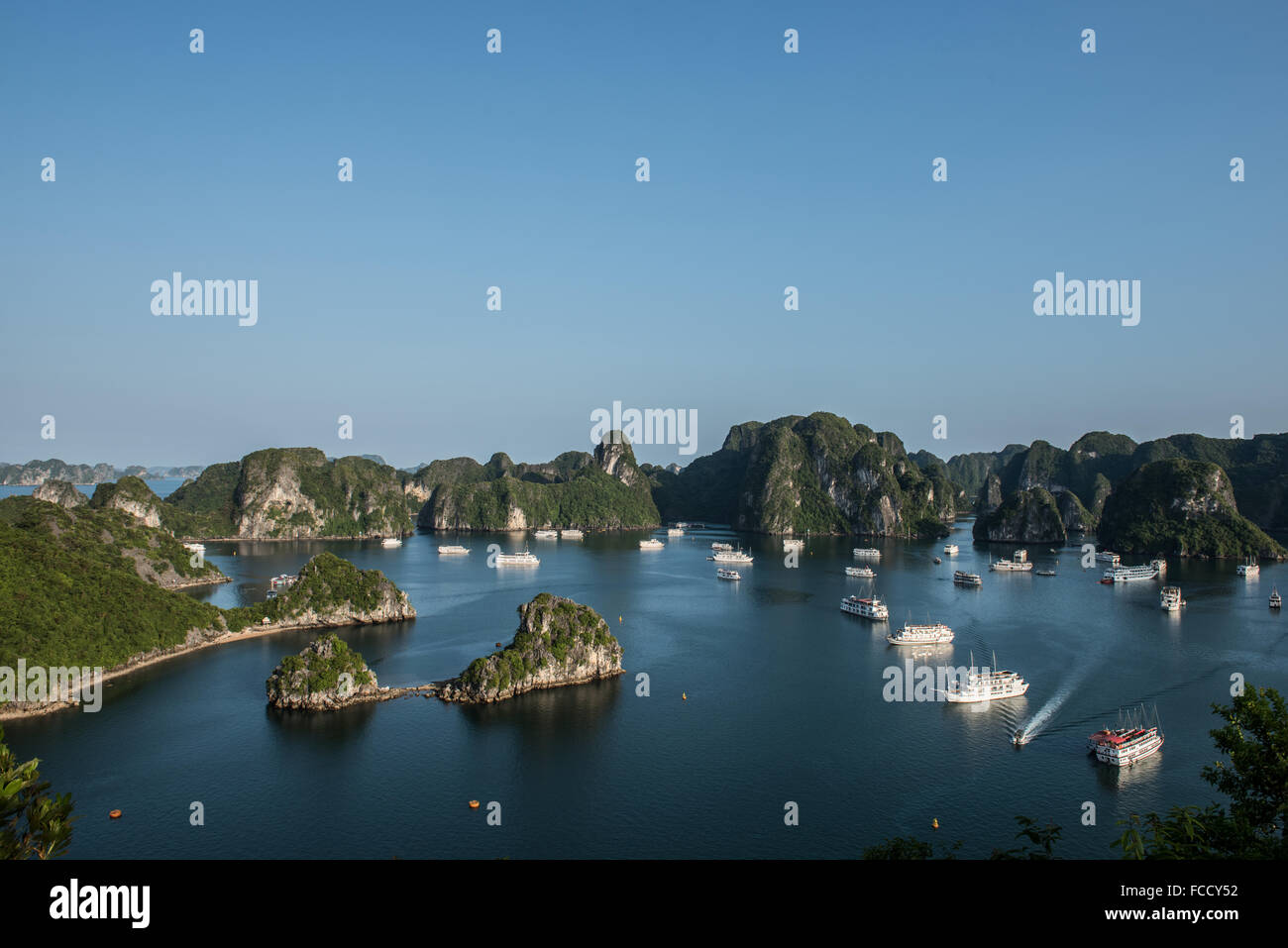 Sunshine on Ha Long Bay Stock Photo - Alamy