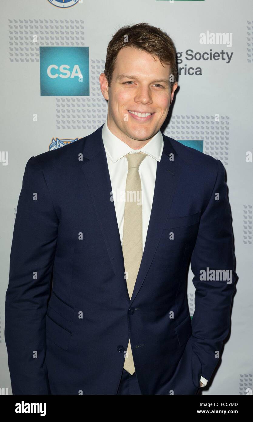 New York, NY, USA. 21st Jan, 2016. Jake Lacy at arrivals for CSA 30th ...