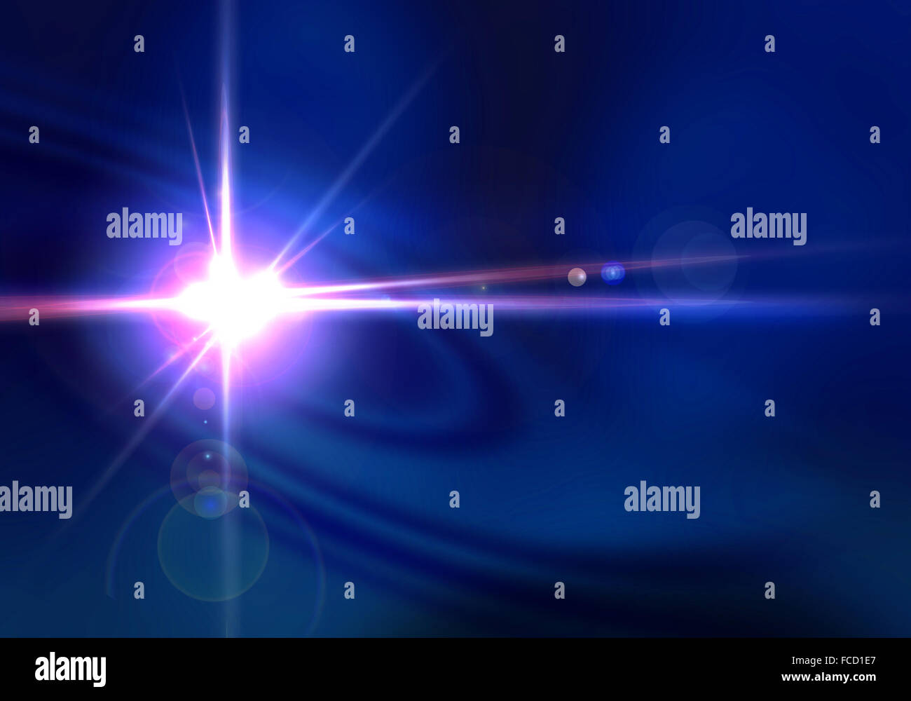 Backdrop image of star lights and beams Stock Photo - Alamy