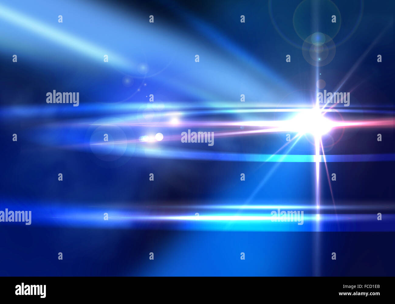 Backdrop image of star lights and beams Stock Photo - Alamy