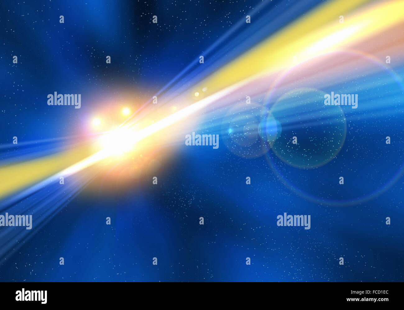 Backdrop image of star lights and beams Stock Photo - Alamy