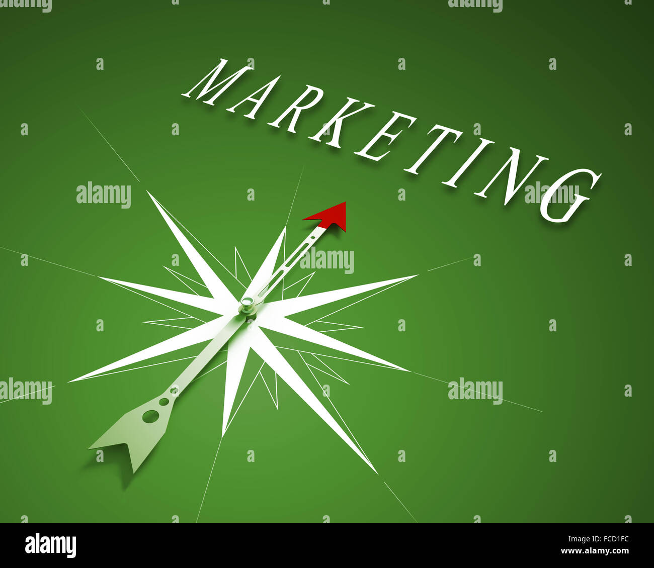 Conceptual image of compass pointing the direction Stock Photo - Alamy