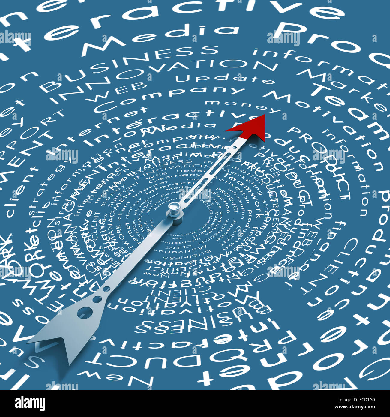 Conceptual image of compass pointing the direction Stock Photo - Alamy