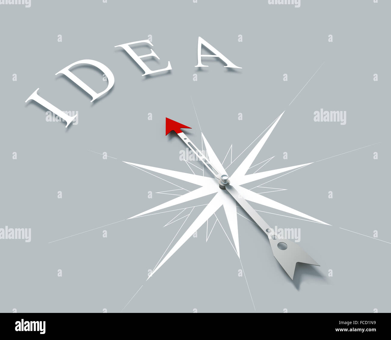 Conceptual image of compass pointing the direction Stock Photo - Alamy