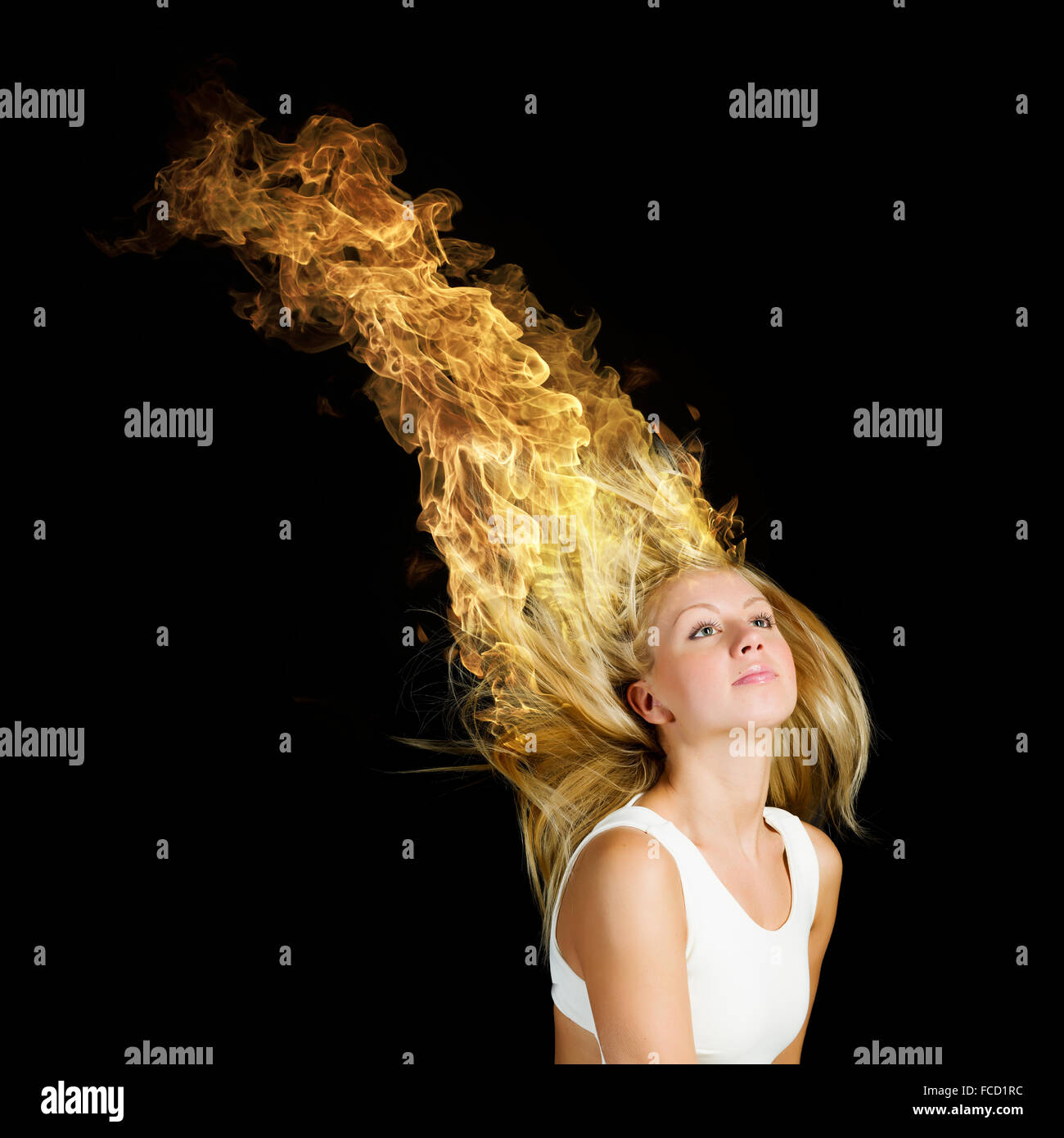 Attractive flames hi-res stock photography and images - Alamy