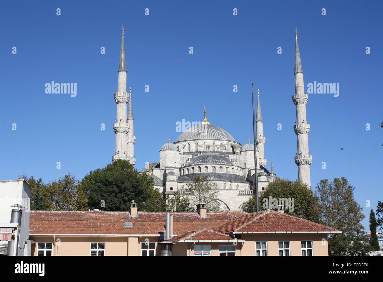 Blue Mosque Exterior In Istanbul Stock Photo - Alamy
