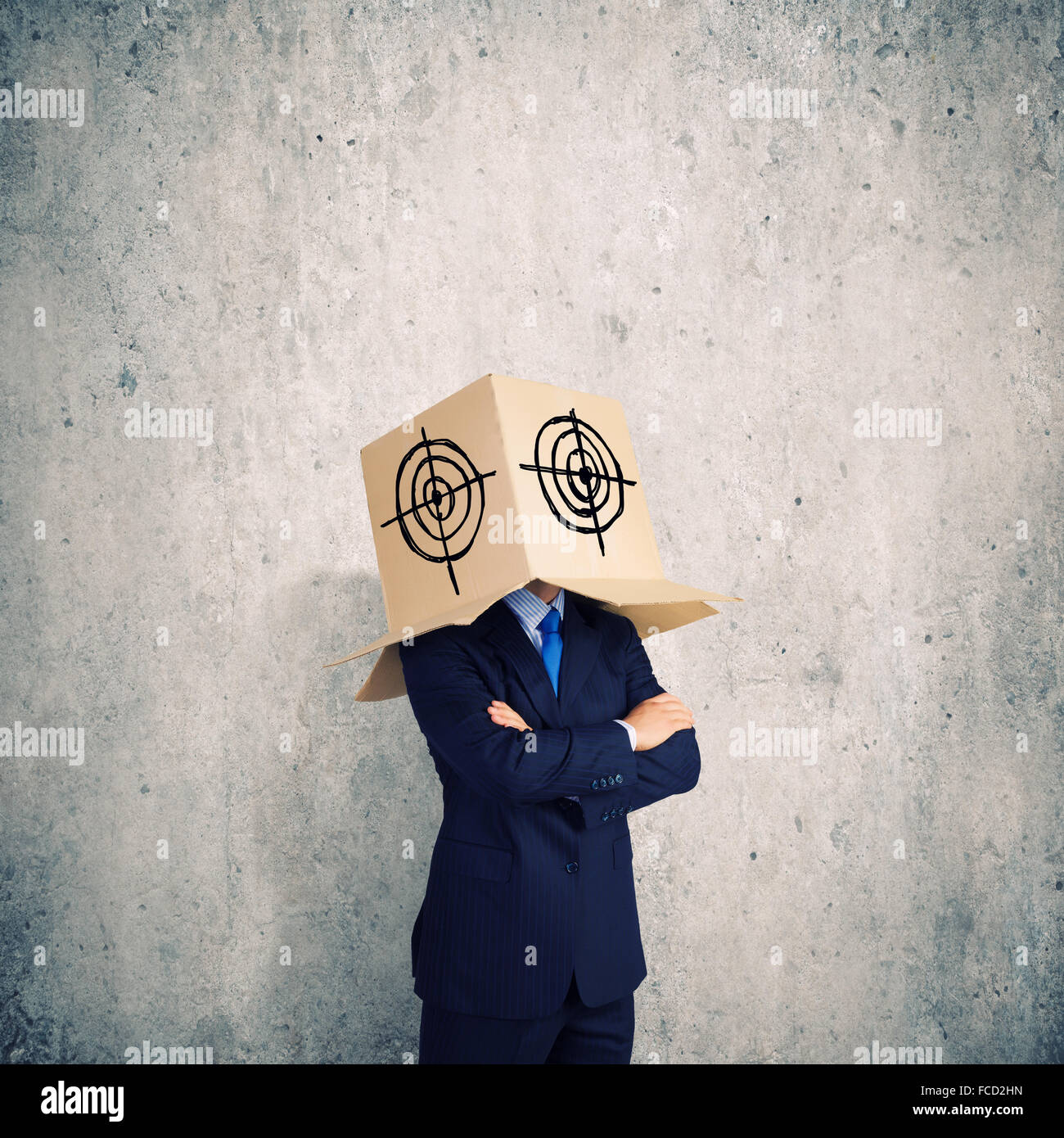 Target man head hi-res stock photography and images - Alamy