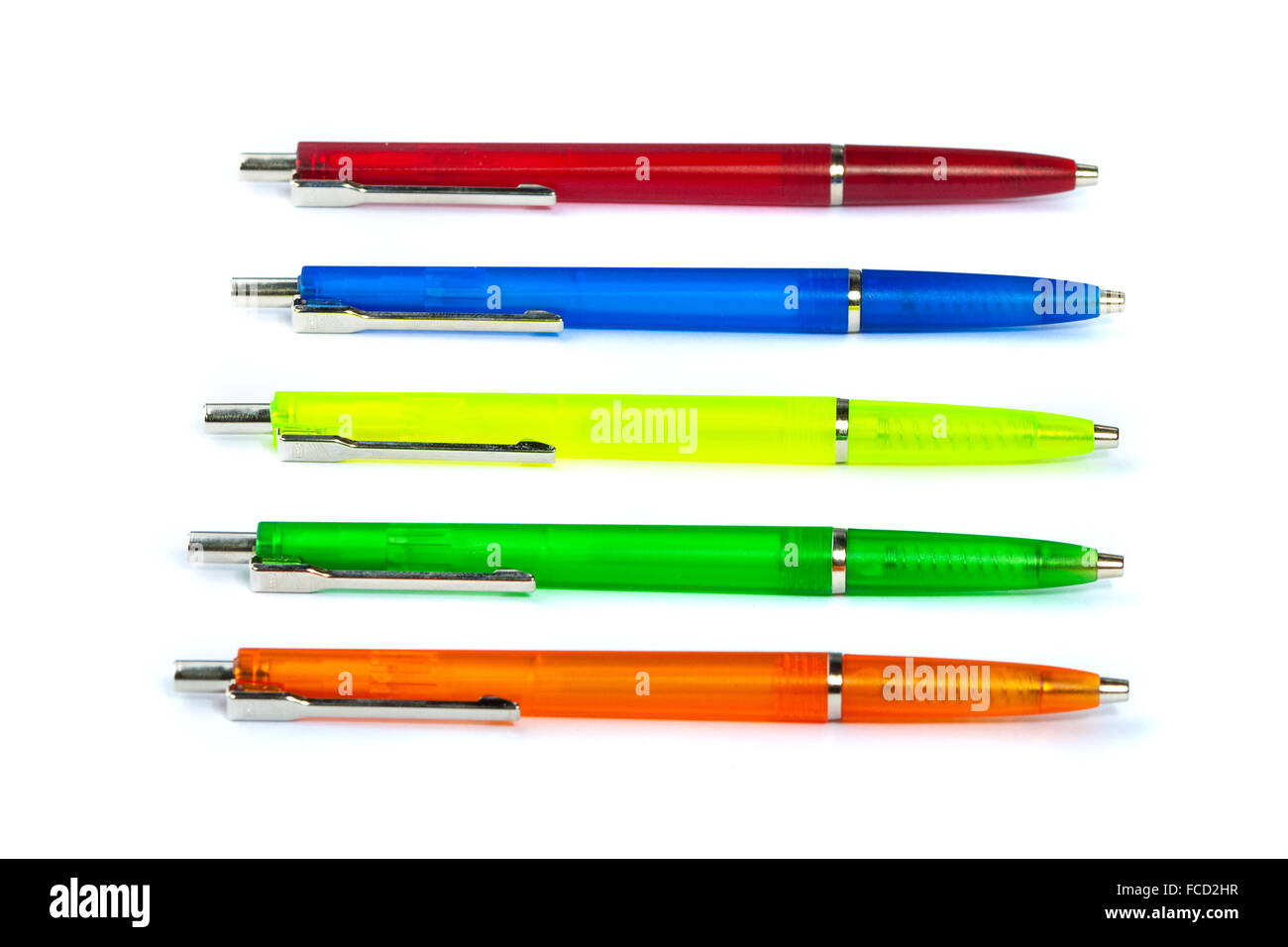 Five blue pens hi-res stock photography and images - Alamy