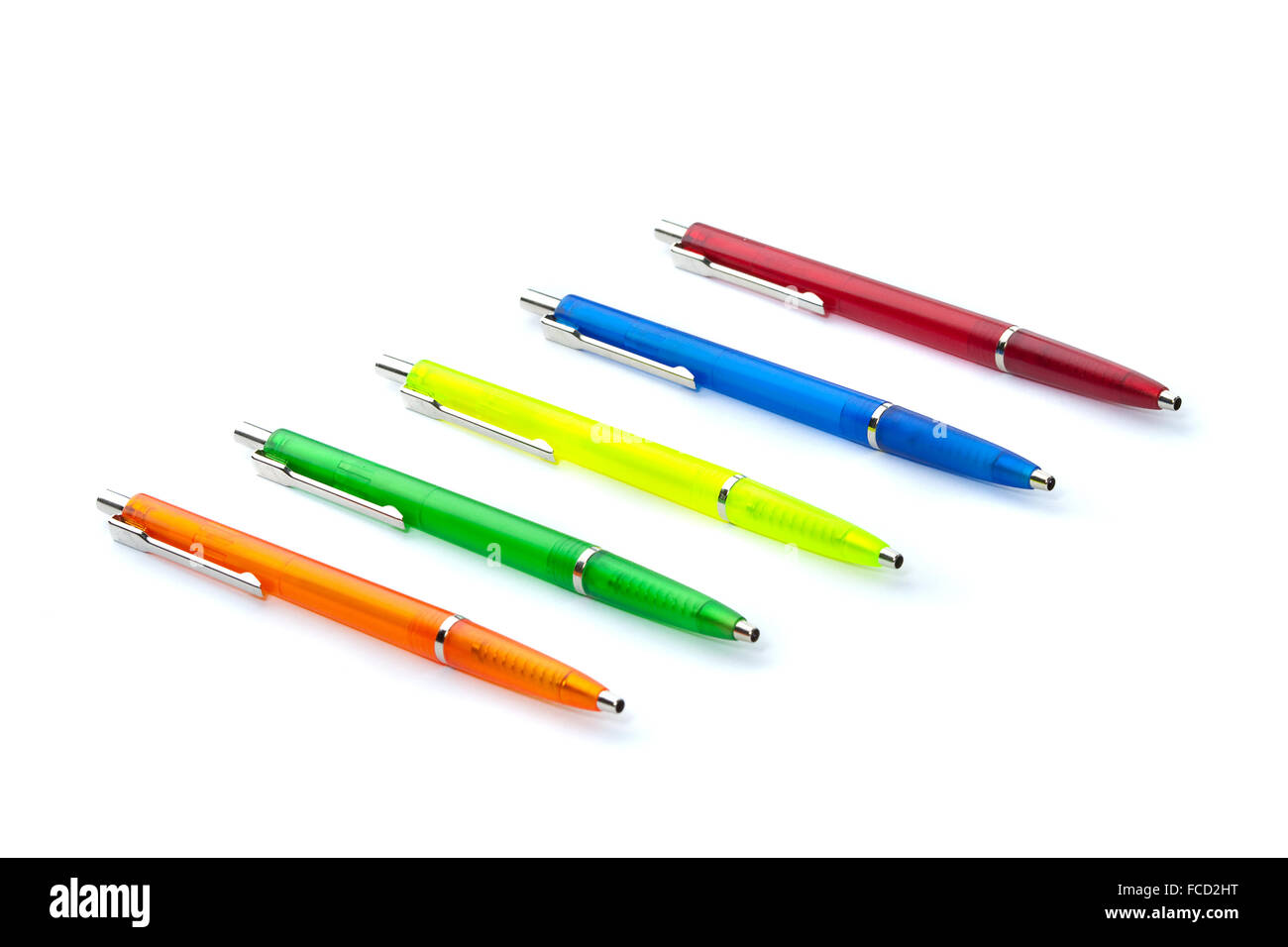 Five blue pens hi-res stock photography and images - Alamy