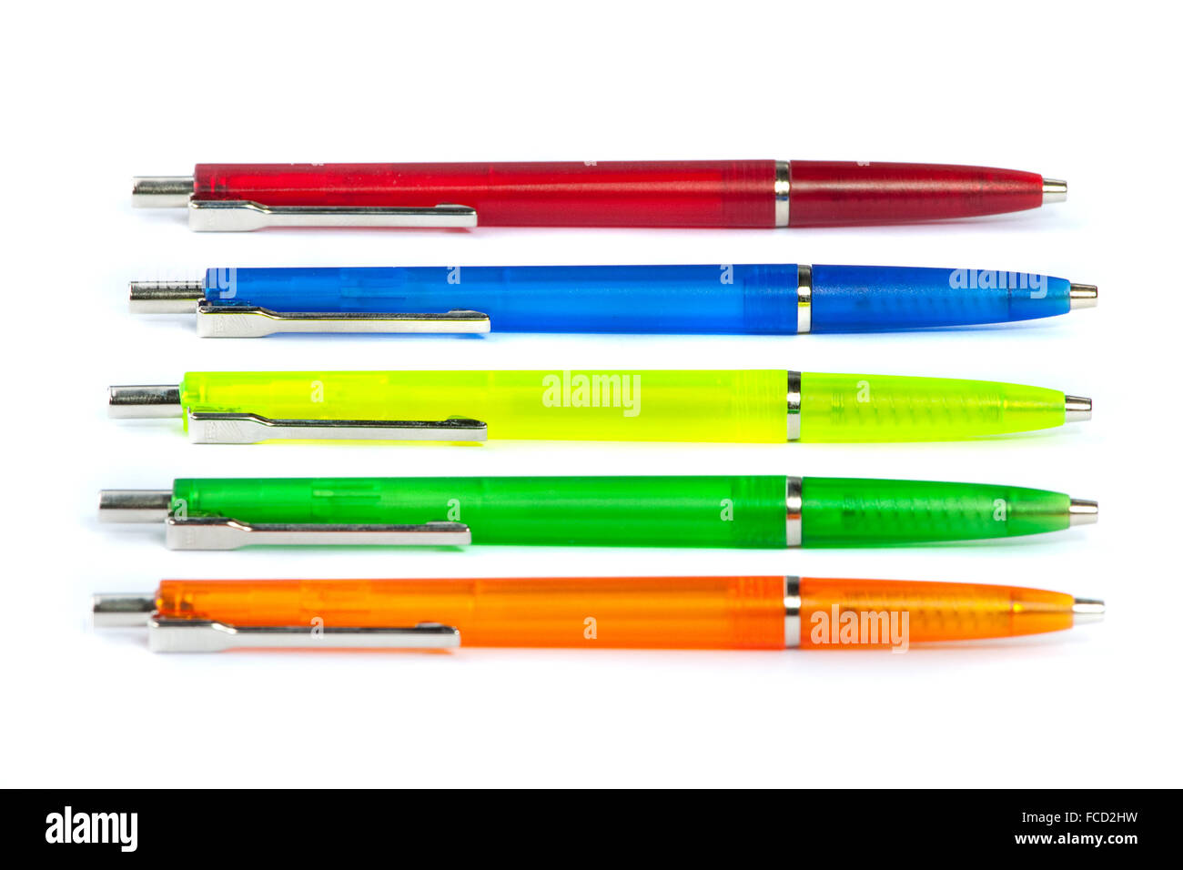 Five blue pens hi-res stock photography and images - Alamy